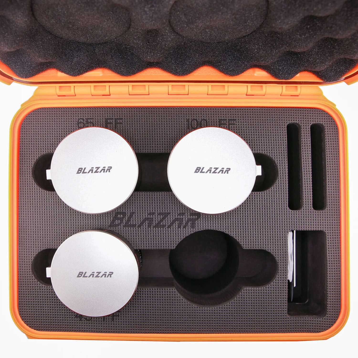 Kit de 4 Objectifs anamorphique BLAZAR Remus ( 33,45,65 et 100mm) bleu ...